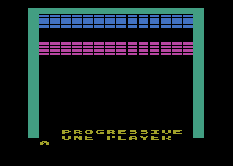 Screenshot of Super Breakout (Atari 8-bit, 1978) - MobyGames