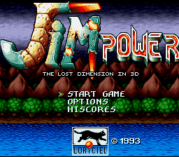 Screenshot of Jim Power: The Lost Dimension in 3D (SNES, 1993) - MobyGames