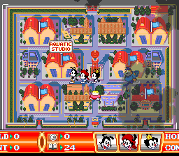 Screenshot of Animaniacs (SNES, 1994) - MobyGames