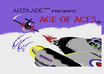 Screenshot of Ace of Aces (Atari 8-bit, 1986) - MobyGames