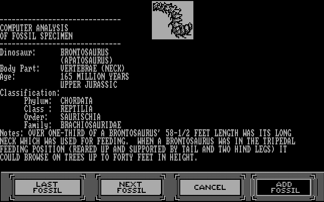 Screenshot of Designasaurus (DOS, 1988) - MobyGames