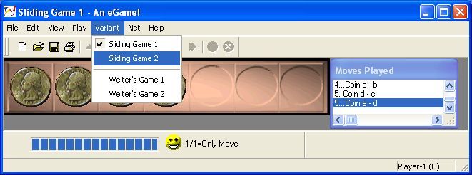 Screenshot of Sliding Coins (Windows, 2001) - MobyGames