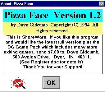 Pizza Face (1994) - MobyGames