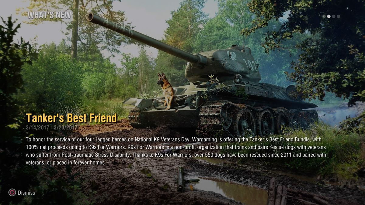 Screenshot of World of Tanks (PlayStation 4, 2015) - MobyGames