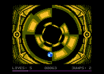 Screenshot of Yoomp! (Atari 8-bit, 2007) - MobyGames