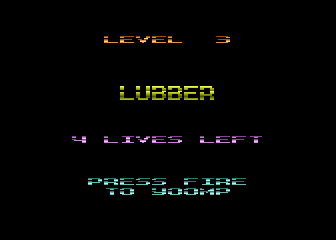 Screenshot of Yoomp! (Atari 8-bit, 2007) - MobyGames