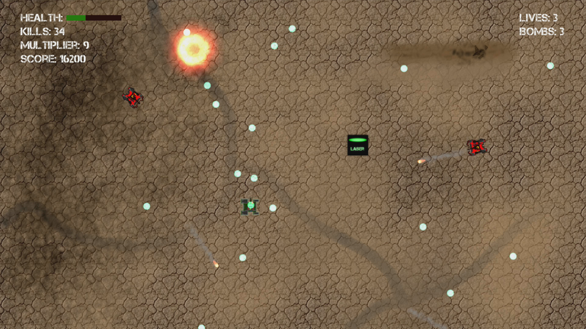 Screenshot of Tank Attack 2D (Xbox 360, 2013) - MobyGames