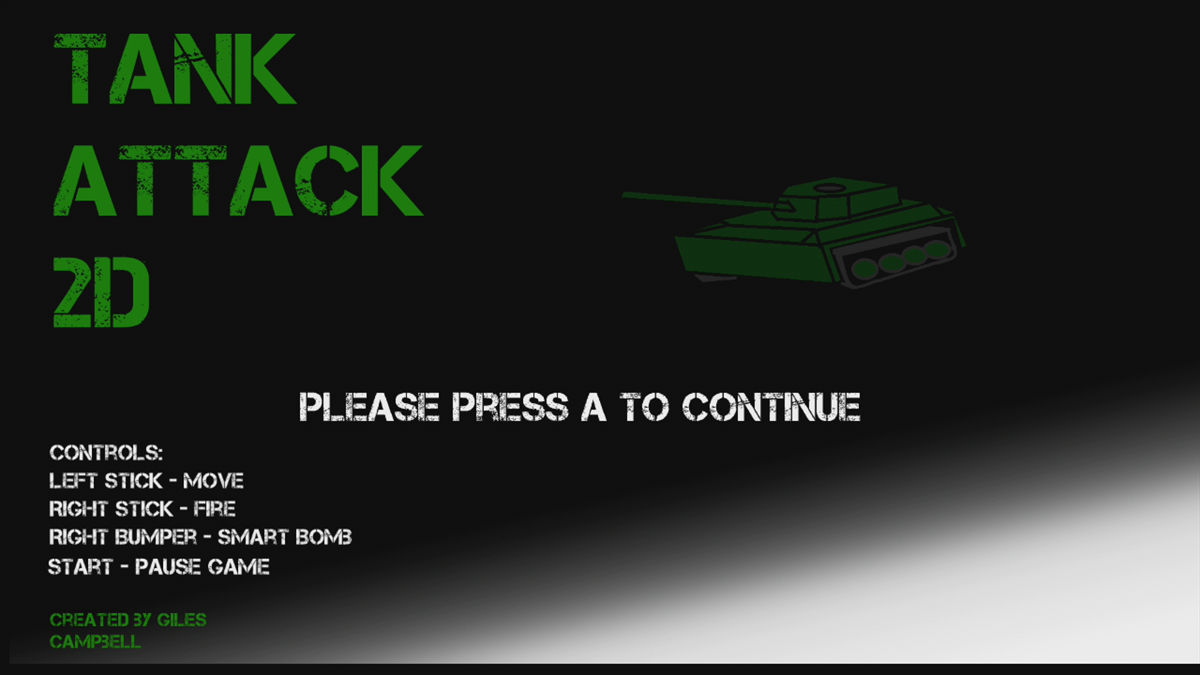 Screenshot of Tank Attack 2D (Xbox 360, 2013) - MobyGames