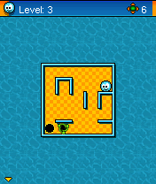 Screenshot of Slyder (J2ME, 2002) - MobyGames