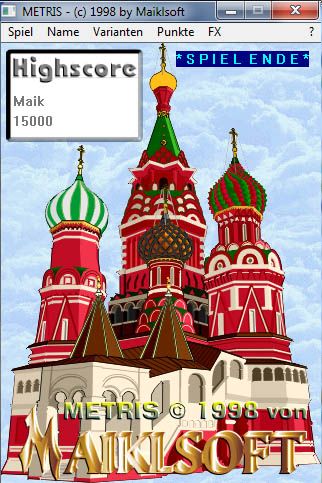 Screenshot of Metris (Windows 3.x, 1997) - MobyGames