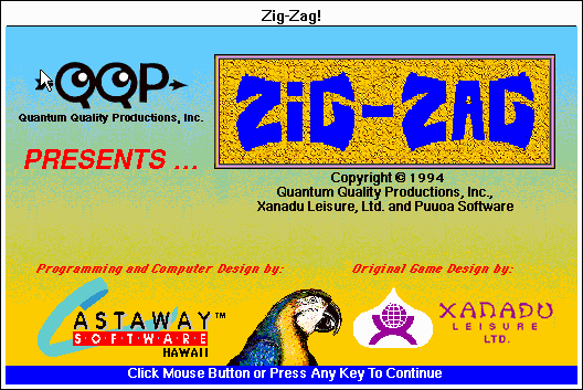Zig-Zag (1994) - MobyGames