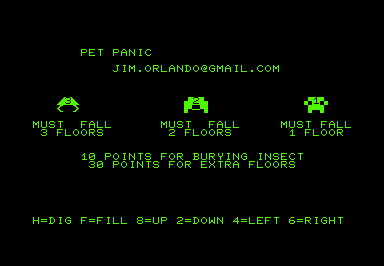 Pet Panic (1982) - MobyGames