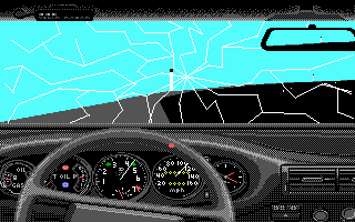 Screenshot of Test Drive (DOS, 1987) - MobyGames