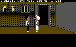 Screenshot of Maniac Mansion (Commodore 64, 1987) - MobyGames
