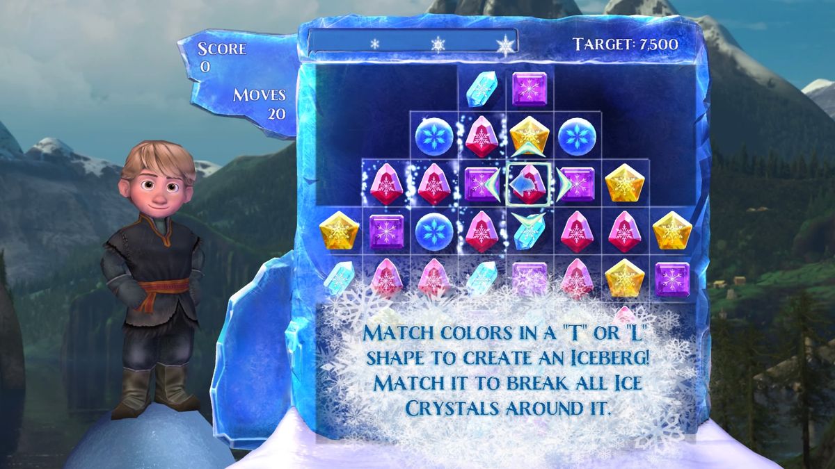 Screenshot of Frozen: Free Fall - Snowball Fight (PlayStation 4, 2015 ...