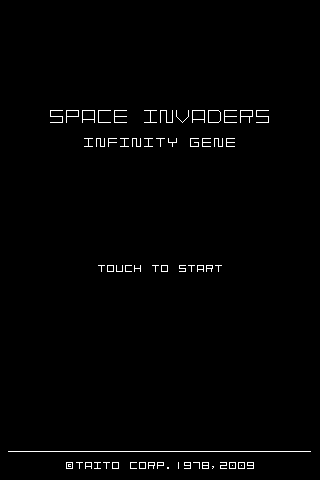 Screenshot of Space Invaders Infinity Gene (iPhone, 2008) - MobyGames