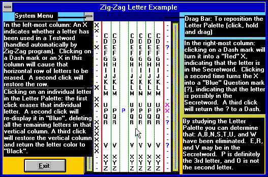 Screenshot of Zig-Zag (Windows 3.x, 1994) - MobyGames