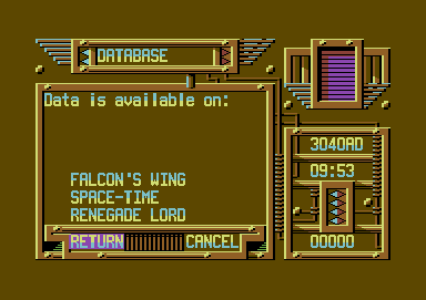 Screenshot of Falcon: The Renegade Lord (Commodore 64, 1987) - MobyGames