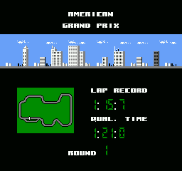 Screenshot of Ferrari Grand Prix Challenge (NES, 1992) - MobyGames