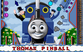 Screenshot of Thomas the Tank Engine and Friends Pinball (DOS, 1995) - MobyGames