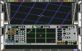 Screenshot of Echelon (Commodore 64, 1987) - MobyGames