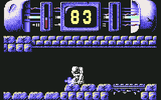 Screenshot of Trantor: The Last Stormtrooper (Commodore 64, 1987 ...