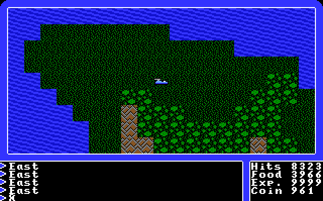 Screenshot of Ultima I (Apple IIgs, 1986) - MobyGames