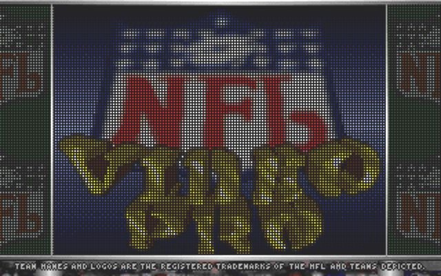 Screenshot of NFL Video Pro Football (DOS, 1993) - MobyGames