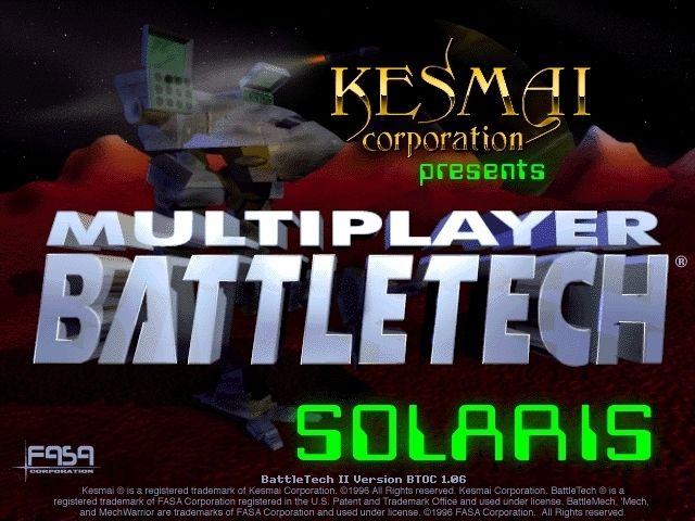 Screenshot of MultiPlayer BattleTech: Solaris (Windows, 1996) - MobyGames