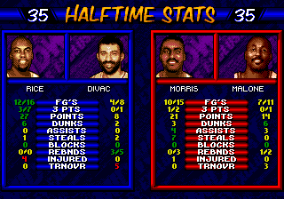 Screenshot of NBA Hangtime (Genesis, 1996) - MobyGames