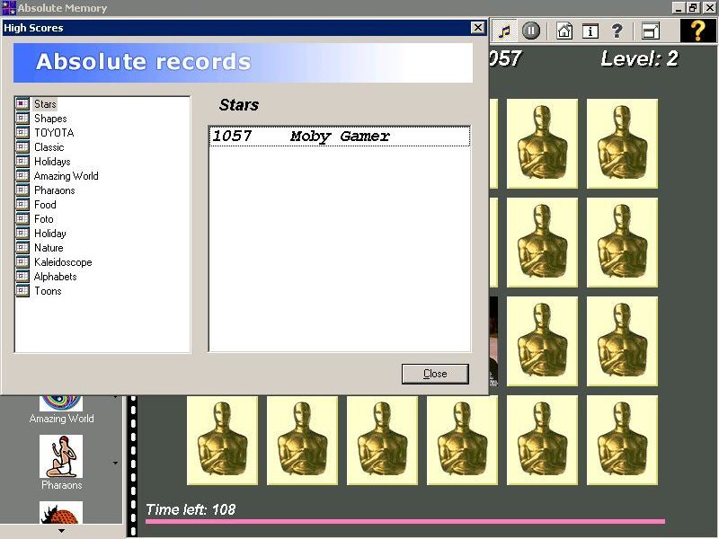 Screenshot of Absolute Memory (Windows, 2001) - MobyGames