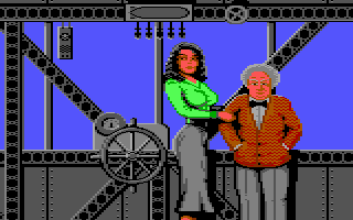 Screenshot of Rocket Ranger (Commodore 64, 1988) - MobyGames