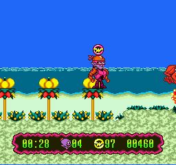Screenshot of Super Widget (SNES, 1993) - MobyGames