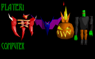 Screenshot of Creep Clash (DOS, 1994) - MobyGames