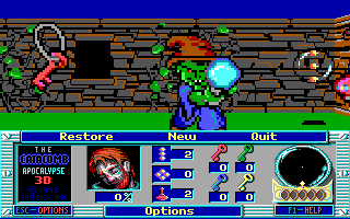 Screenshot of Terror of the Catacombs (DOS, 1993) - MobyGames