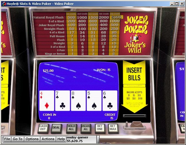 Screenshot of Hoyle Slots & Video Poker (Windows, 2000) - MobyGames