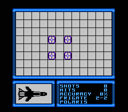 Screenshot of Battleship (NES, 1993) - MobyGames