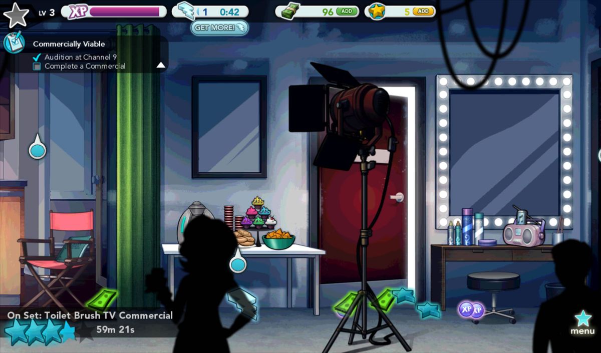 Screenshot of Stardom: The A-List (Android, 2011) - MobyGames