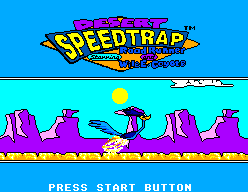 Screenshot of Desert Speedtrap starring Road Runner and Wile E. Coyote ...