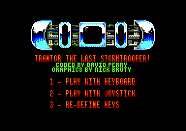 Screenshot of Trantor: The Last Stormtrooper (Amstrad CPC, 1987 ...