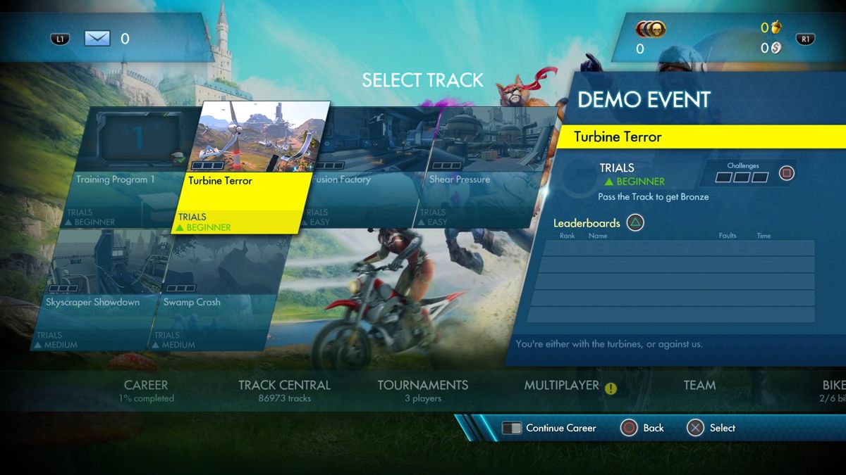 Screenshot of Trials Fusion (PlayStation 4, 2014) - MobyGames