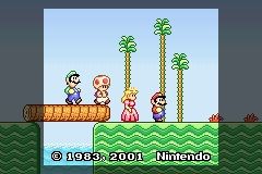 Screenshot of Super Mario Advance (Game Boy Advance, 2001) - MobyGames