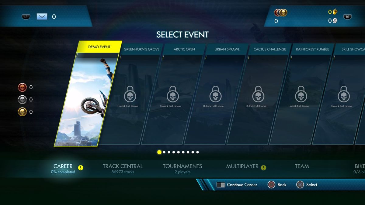 Screenshot of Trials Fusion (PlayStation 4, 2014) - MobyGames