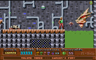 Screenshot of Xargon (DOS, 1993) - MobyGames