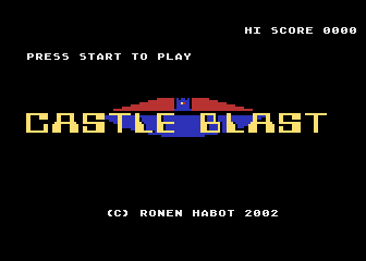 Screenshot of Castle Blast (Atari 5200, 2002) - MobyGames