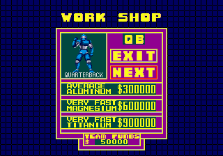 Screenshot of Cyberball (Genesis, 1988) - MobyGames