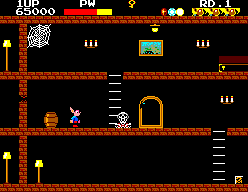 Screenshot of Ghost House (SEGA Master System, 1986) - MobyGames