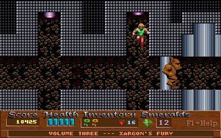 Screenshot of Xargon (DOS, 1993) - MobyGames
