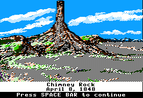 Screenshot of The Oregon Trail (Apple II, 1985) - MobyGames