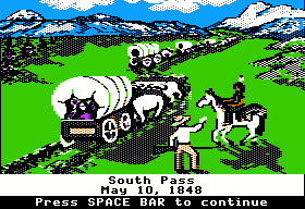 Screenshot of The Oregon Trail (Apple II, 1985) - MobyGames